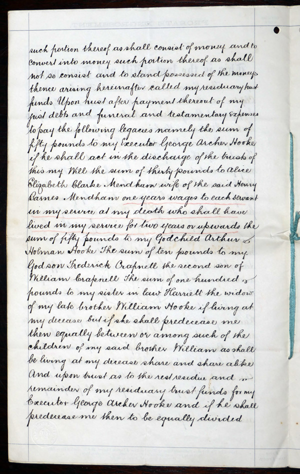 Rev Samuel Hooke (1839-1906)